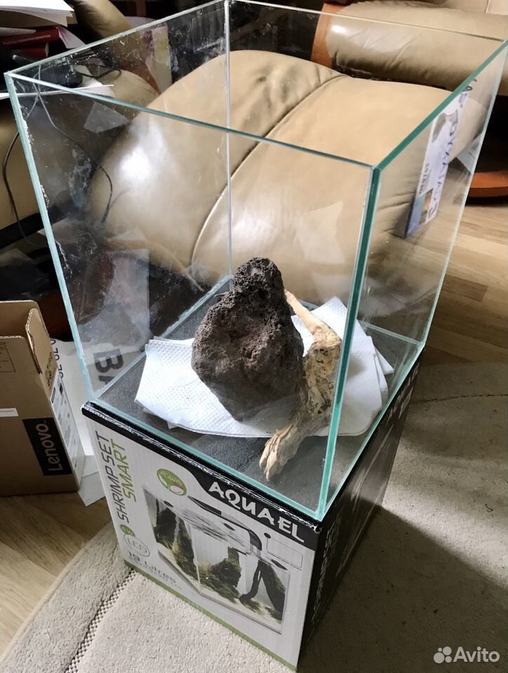 Аквариум aquael 19 литров из комплекта smart shrim