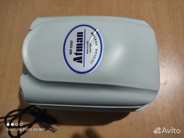 Компрессор воздушный для аквариума