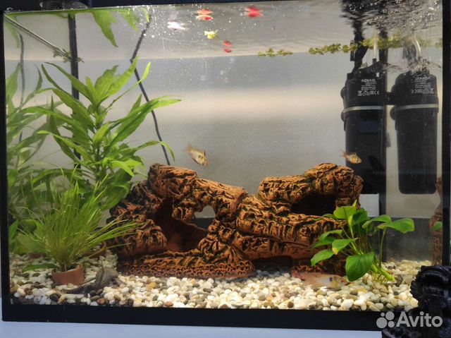 Керамическая пещера для аквариумных рыб