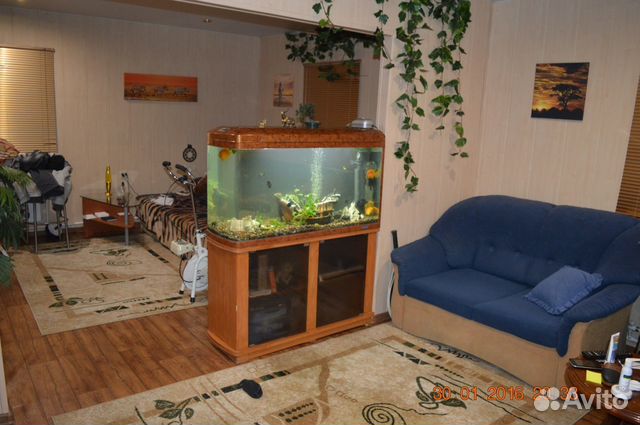 Аквариум перегородка Jebo 9120A 253 литров