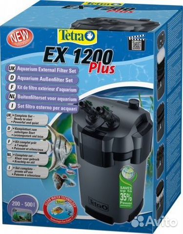 Внешний фильтр tetra EX 1200 plus для аквариумов