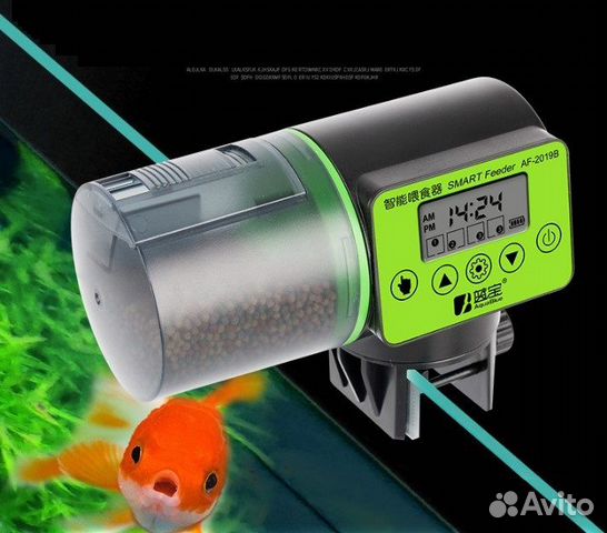 Автокормушка для рыб 4 раза в сутки