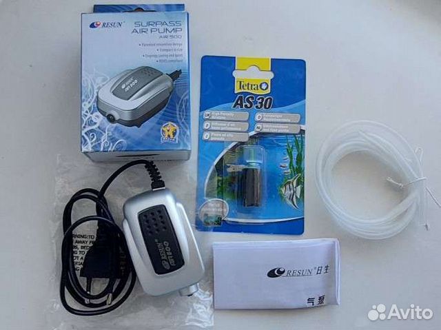 Компрессор для аквариума с распылителем