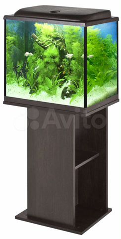 Аквариумы 82 л с тумбой новые светод освещение